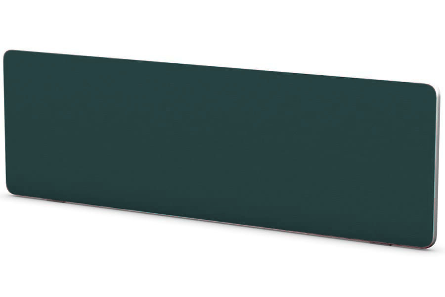 Hawk Panel Desk Screen - 1400 x 380mm Green White