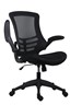 Black Mesh Back Office Chair - Folding Arms - 5 Colours - Height ...