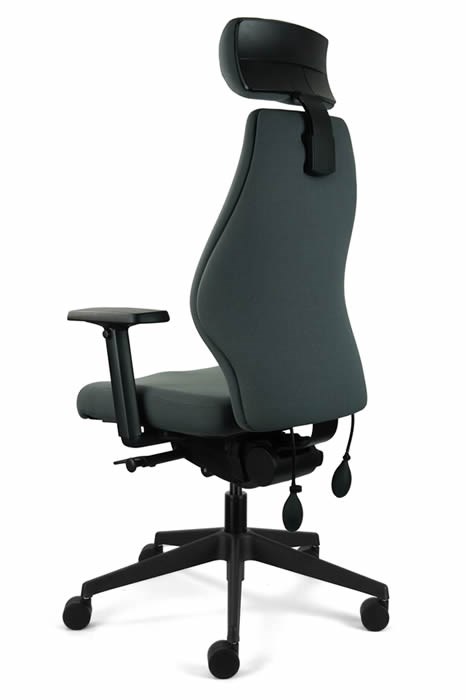 Ergonomic Fabric Office Chair - Fabirc Upholstered - Positive Posture