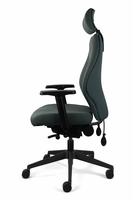 Ergonomic Fabric Office Chair - Fabirc Upholstered - Positive Posture