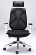 High Back Mesh Office Chair With Headrest - Deeply Padded Seat - Maldini