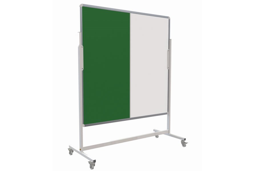 Mobile Pin Board & White Board - Height Adjustable