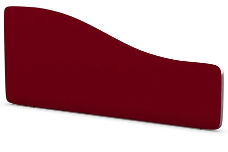 Standard Wave Fabric Desk Office Screen - Large Range Of Fabrics - 6 Sizes