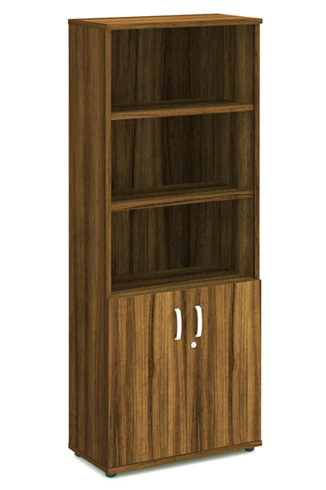 Nova Walnut Open Shelf Cupboard