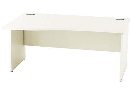 White Wave Desk - Left Hand - 1200mm x 800mm - Avon