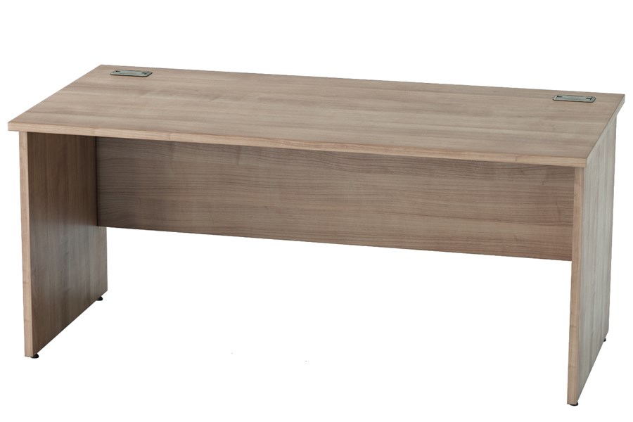 Rectangular Panel Leg Office Desk - 6 Sizes - 4 Wood Finishes - Thames